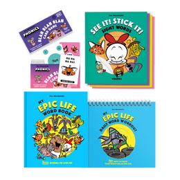 Books and games bundle for ages 4 -7 | Mrs Wordsmith