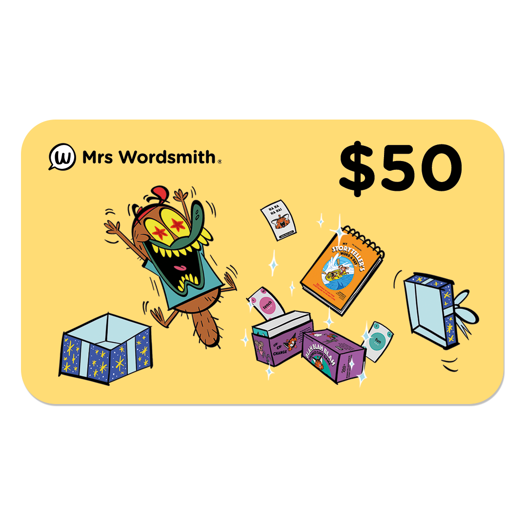 Mrs Wordsmith Gift Card - Mrs Wordsmith US