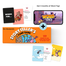Storytellers Card Game with 300 word cards & 200 stories - Mrs Wordsmith US