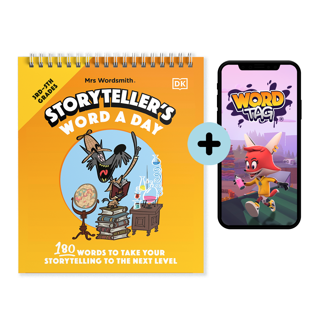 Storytellers Word a Day for kids boosts vocabulary
