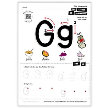 The letter G