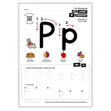The letter P