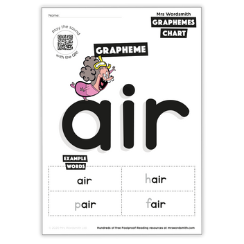 The grapheme air