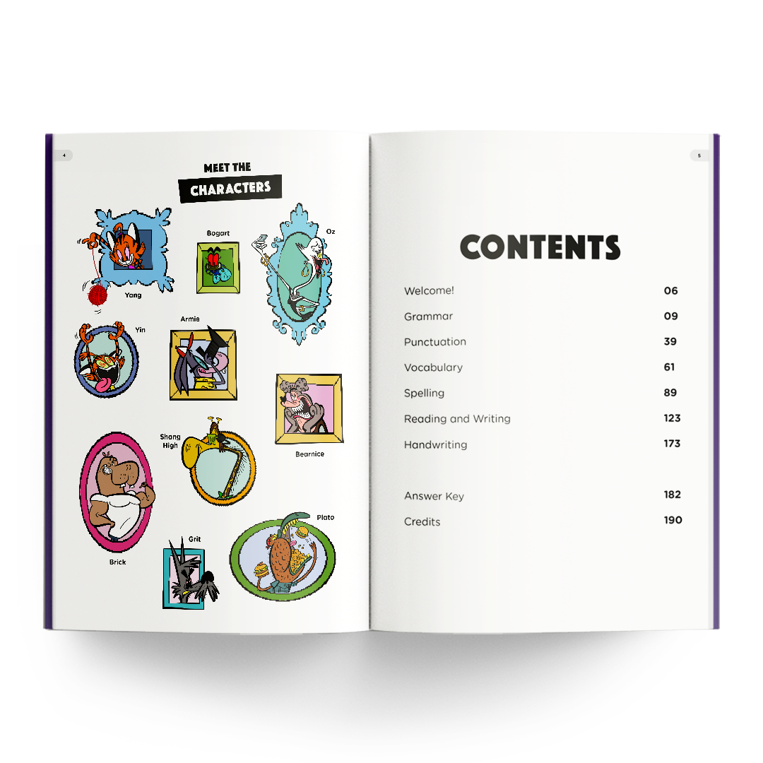 Third Grade English Sensational Workbook + 3 months free of Word Tag ...