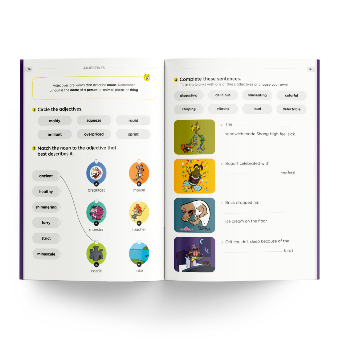 3 Months Free of Word Tag® with Third Grade English Workbook