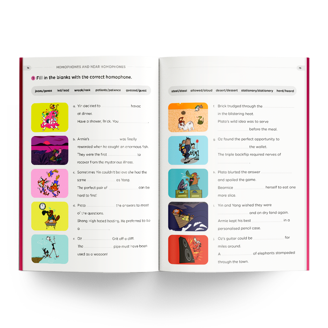 3 Months Free of Word Tag® with Fifth Grade English Workbook