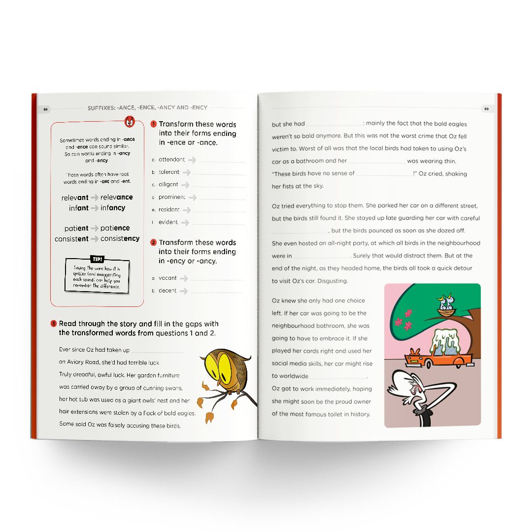 Sixth Grade English Monumental Workbook + 3 months free of Word Tag ® - Mrs Wordsmith US