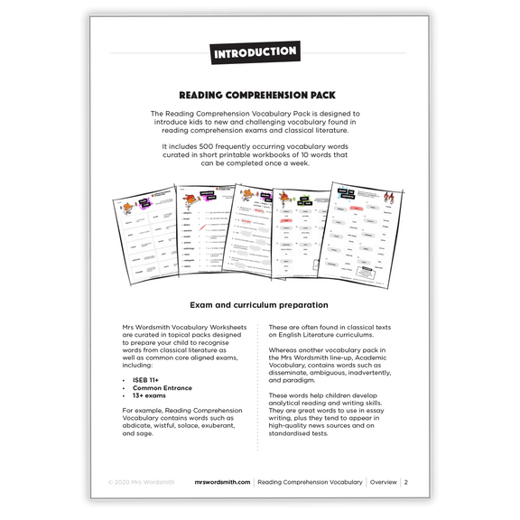 3 Months Free of Word Tag® Video Game with Vocabulary Set