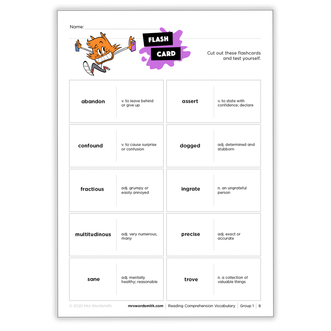 Reading Comprehension Vocabulary + 3 months free of Word Tag ® Video G ...