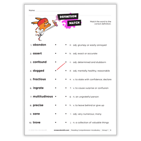 3 Months Free of Word Tag® Video Game with Vocabulary Set