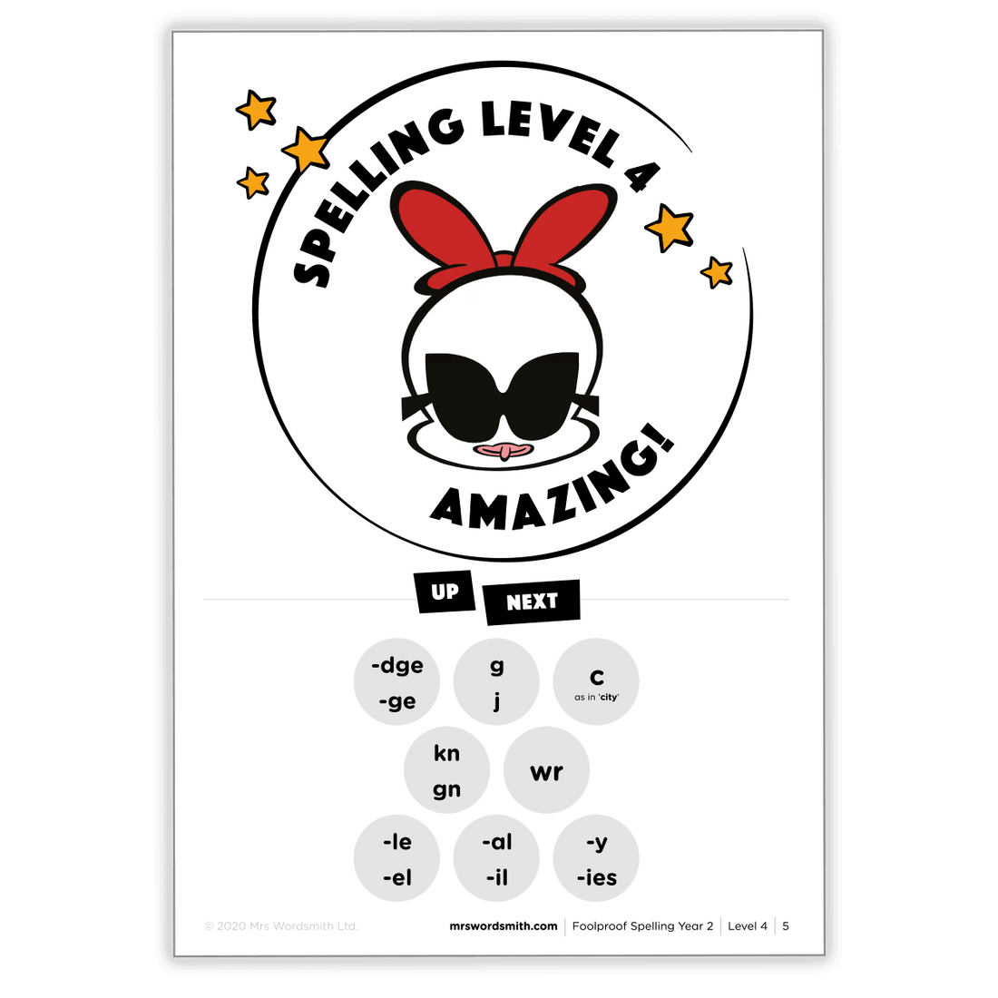 Spelling Targeted Practice Grade 2 Printed Worksheets - Mrs Wordsmith US