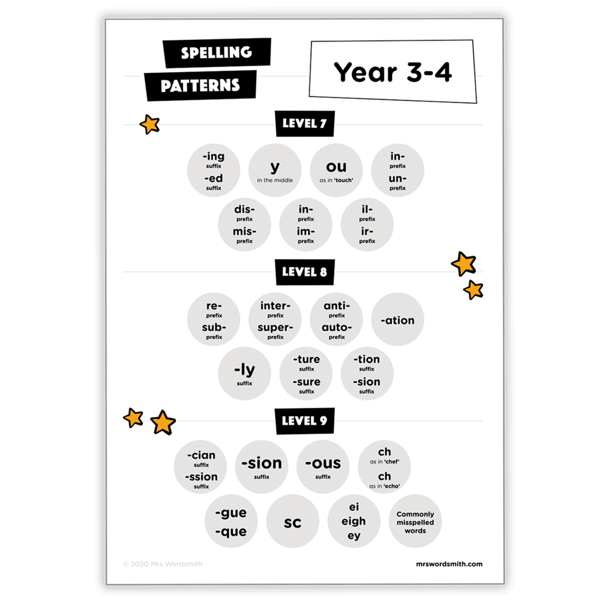 Year 4 English Worksheets and Workbooks Age 9-10 - Mrs Wordsmith AU