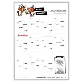 Spelling Targeted Practice Grade 3 Printed Worksheets